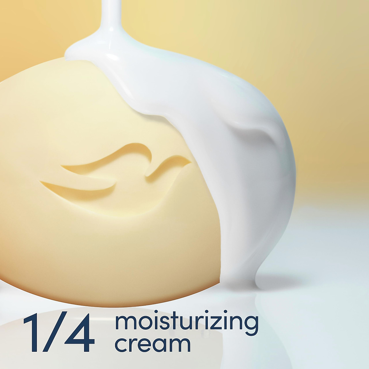 Dove Beauty Bar Soap Shea Butter 4 Count for Nourished, Radiant Skin, Enriches Skin 3.75 oz