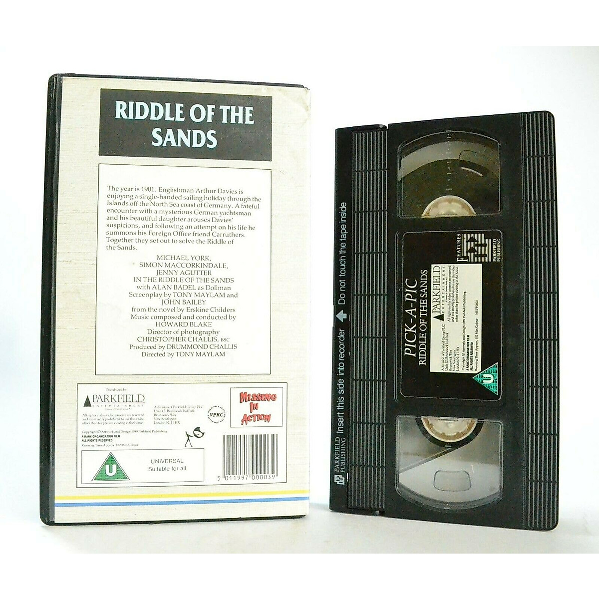 Riddle Of The Sands: Based On E.Childers Novel - Spy Thriller (1979) - Pal VHS