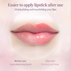 30 Pieces Collagen Lip Masks for Dry Lips Care, Crystal Lip Pads Pink Gel Lip Patches Great for Moisturizing,Remove Dead Skin, Lip Mask Sheet Mascarilla Para Labios with Moisturer Essence