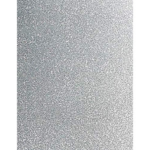 MirriSparkle Silver Glitter Cardstock Paper from Cardstock Warehouse 8.5 x 11 inch- 16 PT/280gsm - 10 Sheets