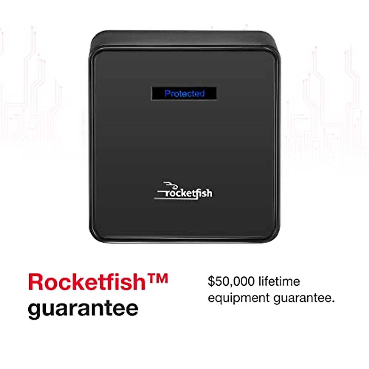 Rocketfish 2-Outlet Surge Protector - Low-Profile Protection for Devices - Black