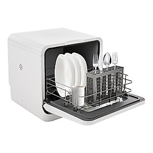 Countertop Dishwasher, Portable Dishwasher With Water Tank,5 Wash Programs 3-in-1 Mini Dishwasher -Cleaning- Drying, &Storage