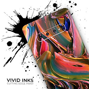 DesignSkinz Blurred Abstract Flow V18 Protective Vinyl Decal Wrap Skin Cover Compatible with The Samsung Galaxy S20 (Screen Trim & Back Glass Skin)