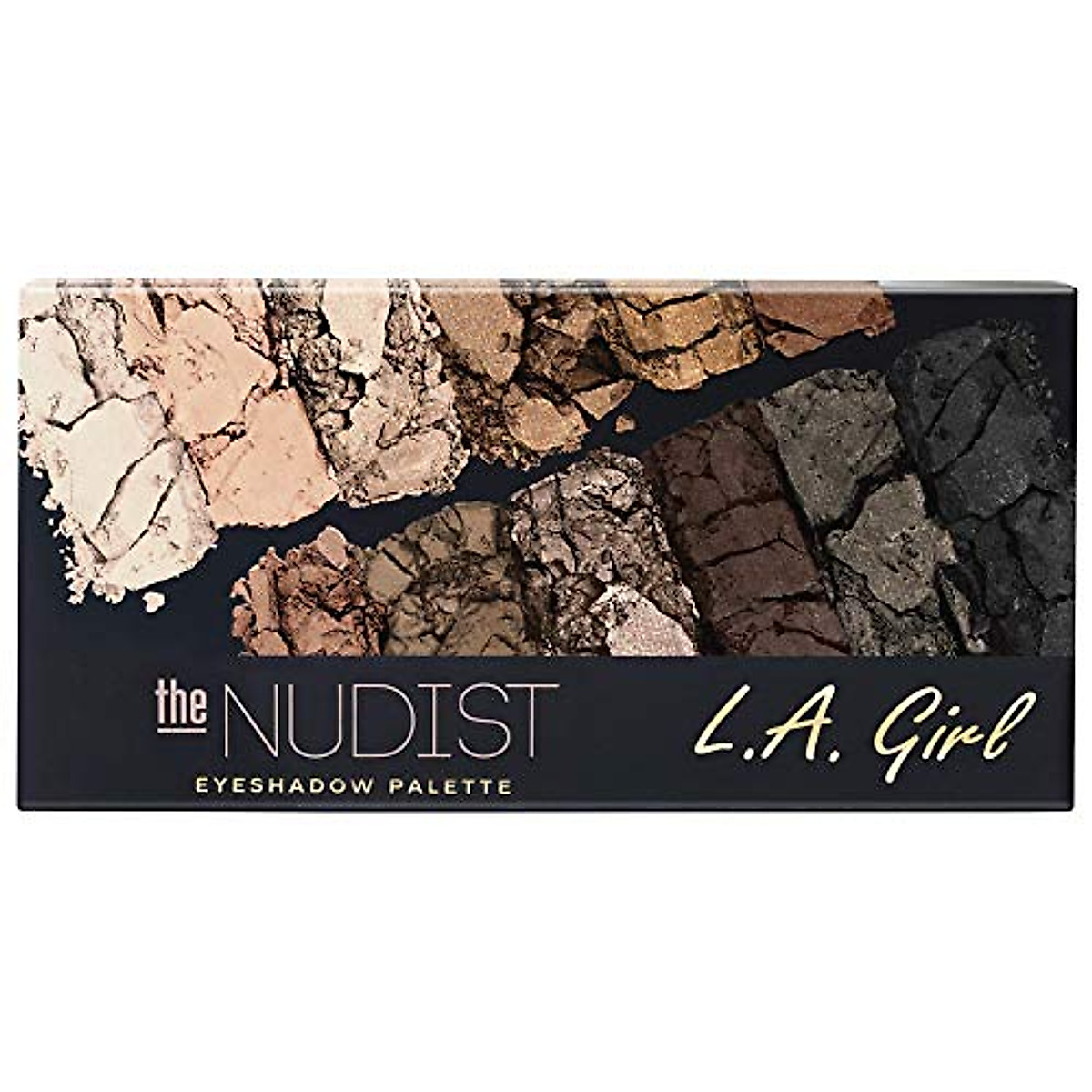 L.A. Girl Fanatic Eyeshadow Palette, The Nudist, 0.035 Oz., Powder