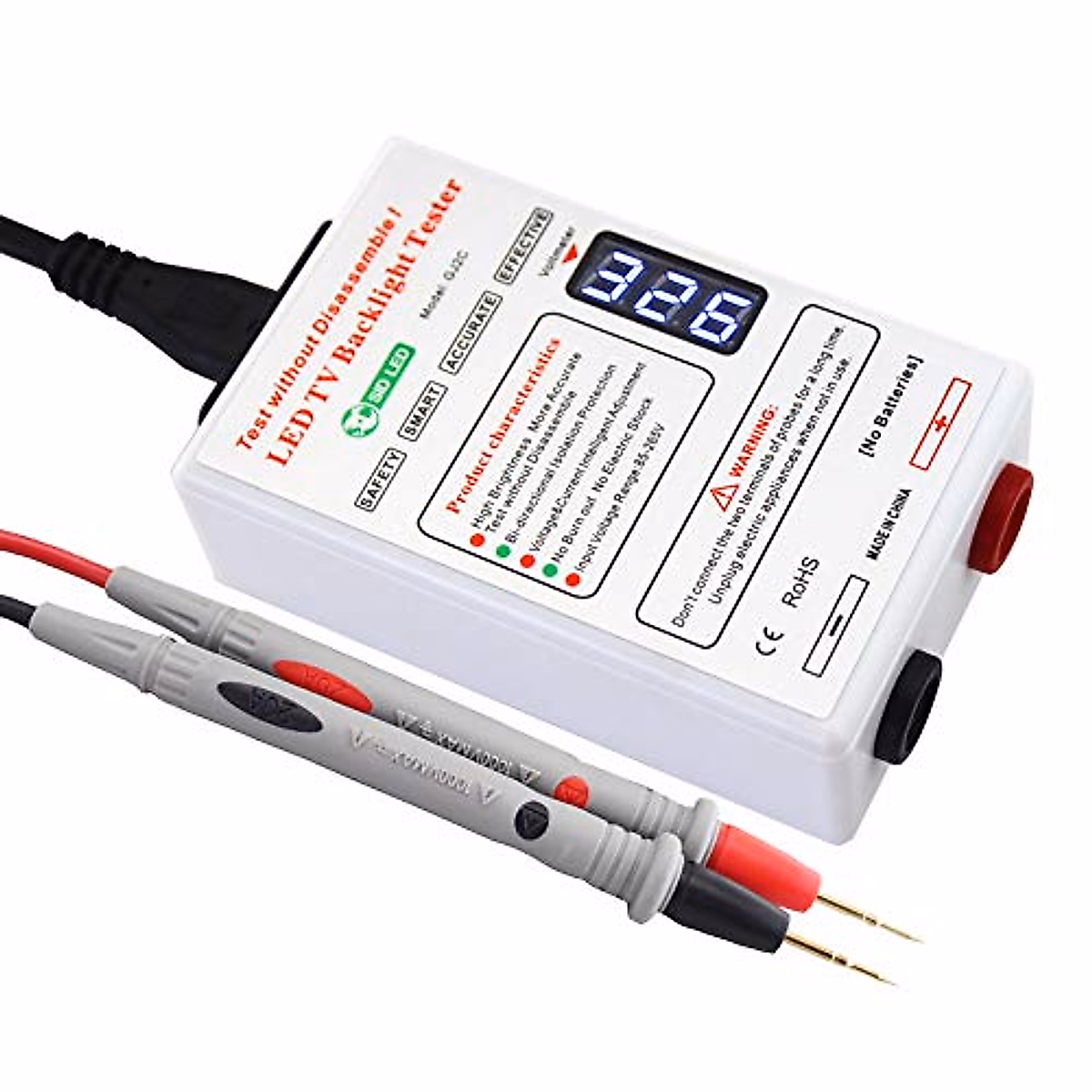 SID LED Lamp and TV Backlight Tester for All LED Lights Repair Output 0-320V