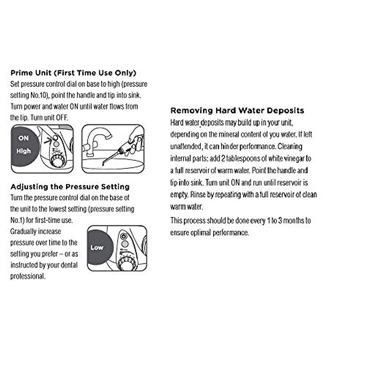 Waterpik Aquarius Water Flosser Professional For Teeth, Gums, Braces, Dental Care, Electric Power With 10 Settings, 7 Tips For Multiple Users And Needs, ADA Accepted, Black WP-662