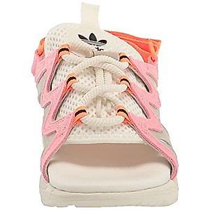 adidas Originals Women's Astir Sandals Sport, White/Super Pop/Wonder Quartz, 6