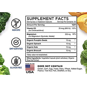 FarmHaven Magnesium Glycinate & Malate + Milk Thistle + Digestive Enzymes with Probiotics