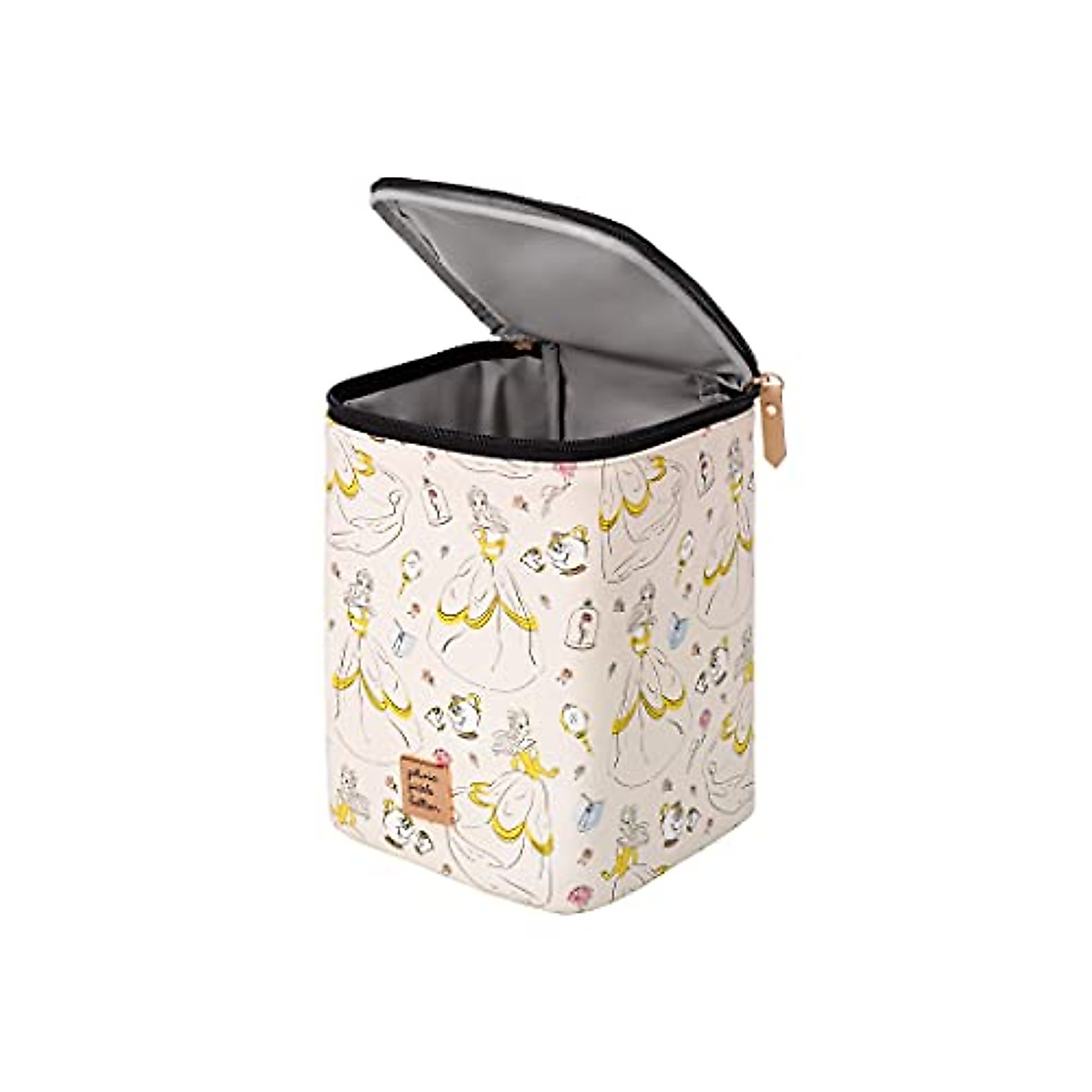 Petunia Pickle Bottom Baby Cooler Bag | Perfect for Baby Bottles and Snacks | Disney Beauty and The Beast | Insulated & Reusable Bottle Cooler and Baby Holder | Disney Baby | Whimsical Belle