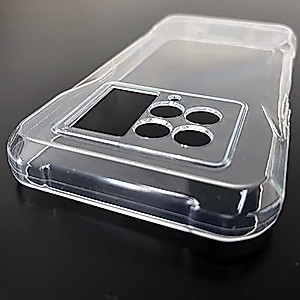 Ytaland for DOOGEE V20 case, Crystal Clear Soft Silicone Shockproof TPU Transparent Bumper Protective Phone Case Cover