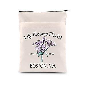 TOBGB Book Lovers Gifts COHO Fans Book Sleeve Book Covers Book Protector Bookworm Gifts for Book Lovers Book Sleeve With Zipper (Blooms Florist)