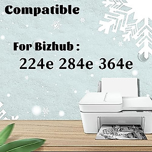 High Yield TN322 Toner Cartridge Compatible Replacement for Konica Minolta Bizhub 224e 284e 364e Printer Black-1 Pack