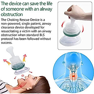 2023 New 3 PCS Choking Rescue Device - Professional Anti-Choking Device for Kids and Adults - Portable CPR Training Suction Anti Choking Device First Aid Kit for Removing Blocked Objects
