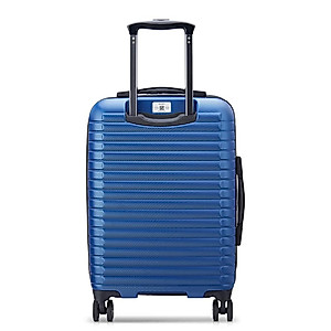 DELSEY PARIS Cruise 3.0 Hardside Expandable Luggage with Spinner Wheels, Blue, Carry on 21 Inch