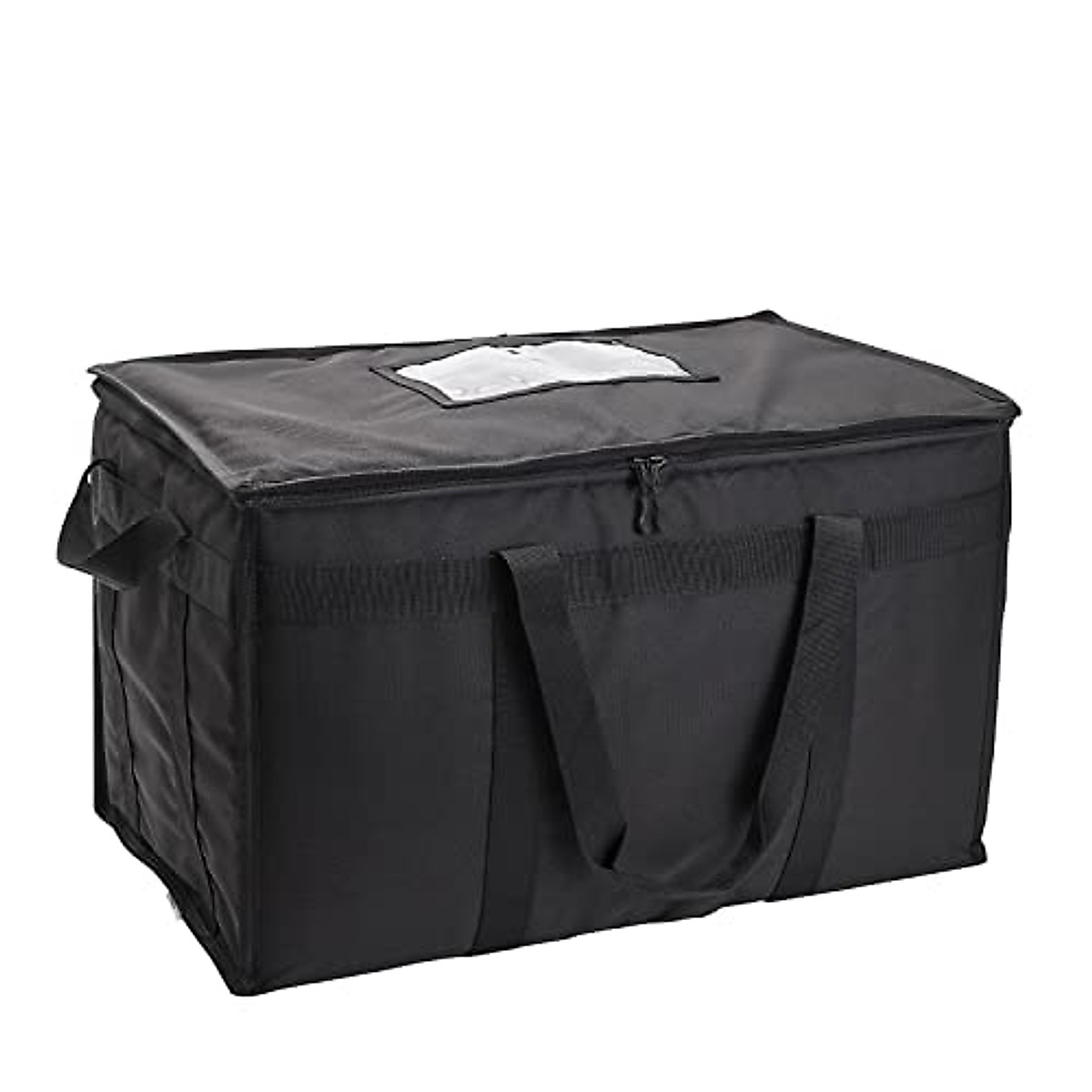 Stockroom Plus Commercial Insulated Food Delivery Bag with Handles and Zipper Top for Hot and Cold Food Delivery (XXL 23x14x14.5 in, Black)
