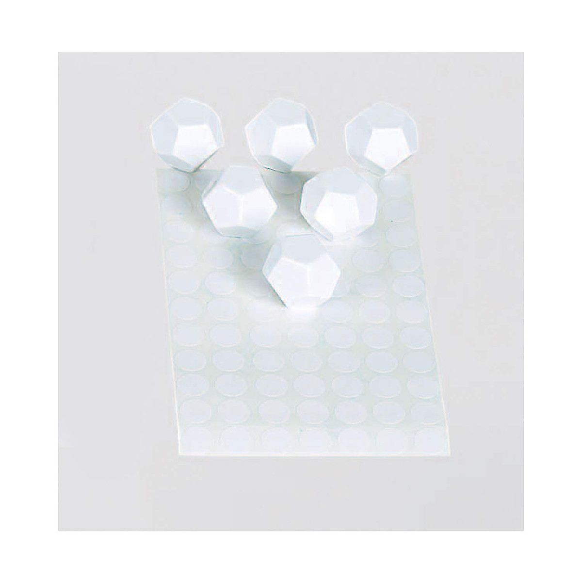 Koplow Games White D12 Blank 25mm Dice Set with Stickers (6)