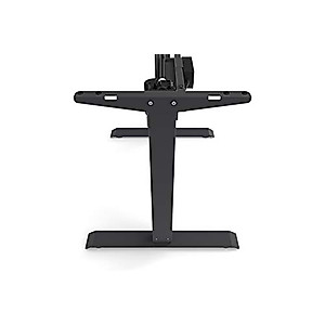 HON Basyx Commercial-Grade Single Motor Electric Height Adjustable, Standing Desk Base, 28" to 47" High, Black