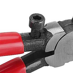 Qovydx 2Pcs Glass Grozer Running Pliers Glass Cutting Tool Kit Stained Glass Grozing Breaking Pliers Glasses Cutters Tools Starter Kits