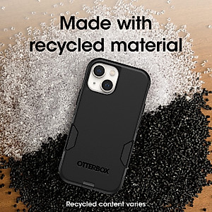 OtterBox iPhone 13 Mini & iPhone 12 Mini Commuter Series Case - Single Unit Ships in Polybag, Ideal for Business Customers - Black, Slim & Tough, Pocket-Friendly, with Port Protection
