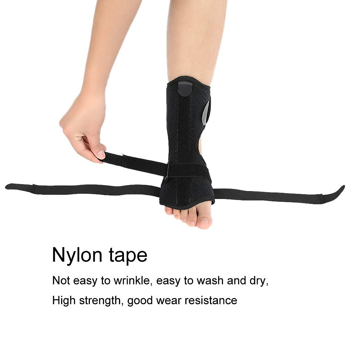 ZJchao Ankle Brace, Adjustable Support Ankle Brace Support Stabilizer for Basketball, Soccer, Volleyball, Football & Baseball Running, Injury Recovery, Sprains, Breathable Ankle Wrap for Men, Women