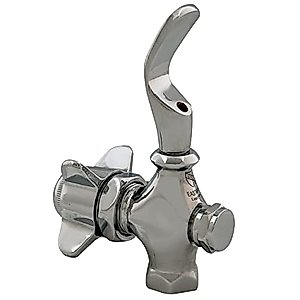 EZ-FLO 1/2 Inch IPS Self-Closing Drinking Fountain Faucet, Chrome, 10341LF