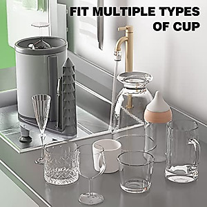 WantJoin Commercial Glass Polisher & Non-Electric Commercial Glass Washer