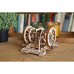 UGEARS STEM Differential Model Kit - Creative Wooden Model Kits for Adults, Teens and Children - DIY Mechanical Science Kit for Self Assembly - Unique Educational and Engineering 3D Puzzles with App