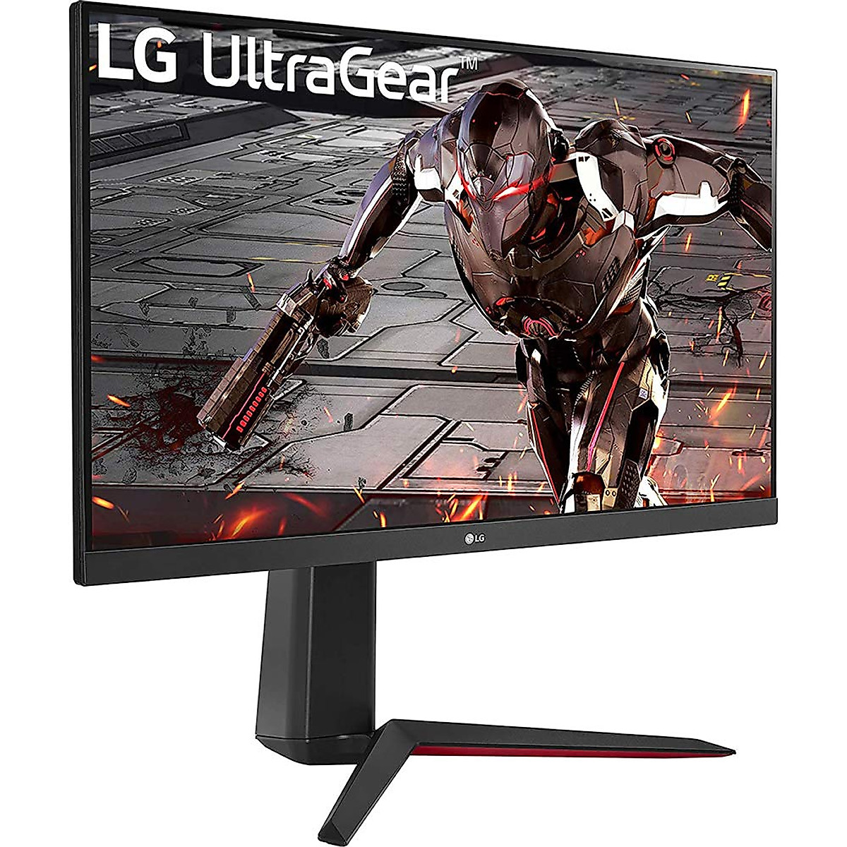 LG 32GN650-B 32 inch Ultragear QHD 165Hz 16:9 HDR10 Monitor with FreeSync Premium Bundle with 2X 6FT Universal 4K HDMI 2.0 Cable, Universal Screen Cleaner and 6-Outlet Surge Adapter