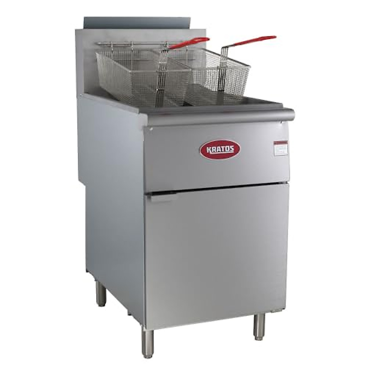 Kratos 29Y-012 Commercial Restaurant Gas Floor Fryer - Five Burners - 70 to 100 lb. Capacity - Natural Gas