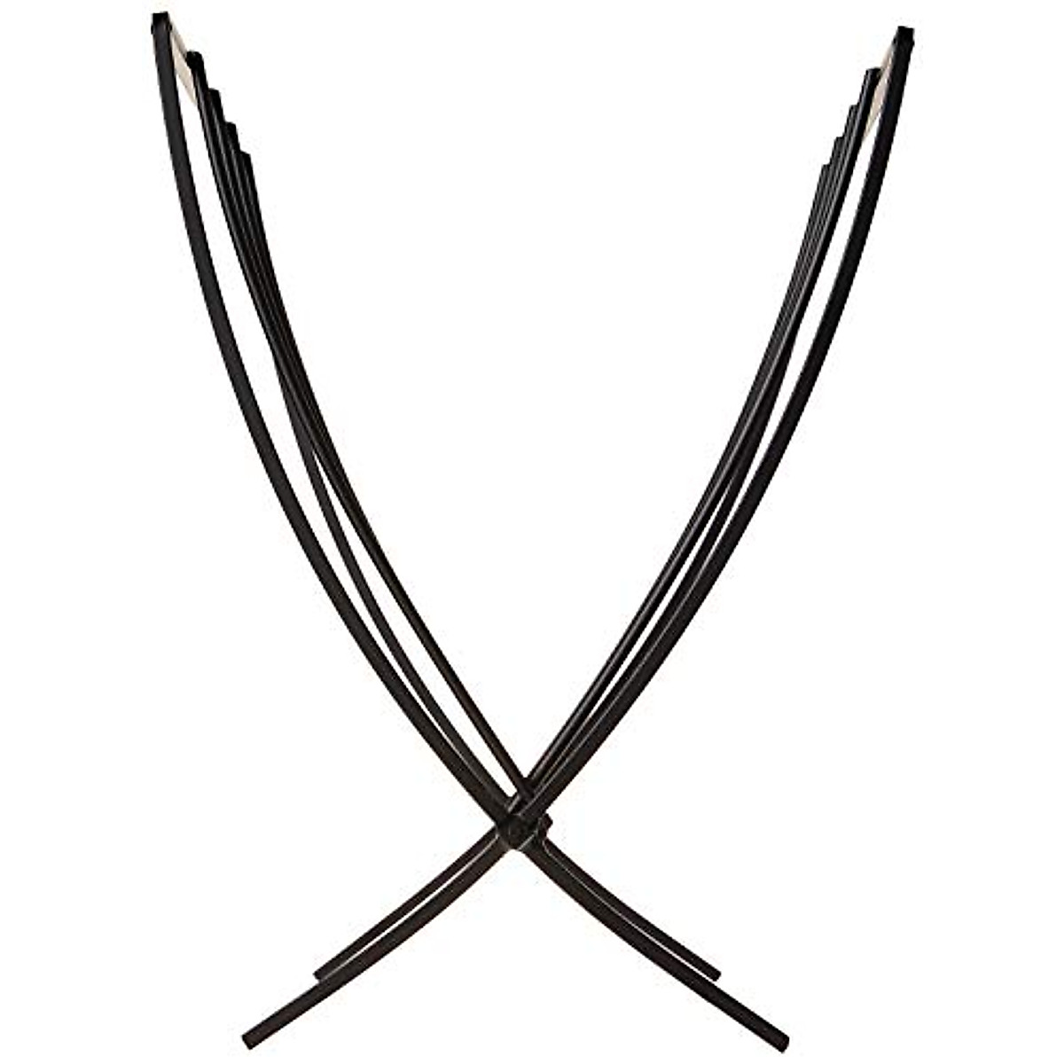 Spectrum Seville Magazine Rack (Black) - Standing Wire Storage for Desk, Office, Side Table, Bathroom, Files, Workspace, Books, Paper, & More