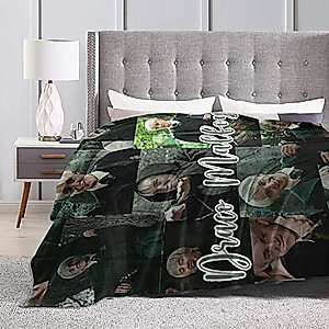 Luxury Fleece 3D Print Throw Blanket Anti Pilling Flannel Comfort Super Soft Sofa Blankets 50"x40"