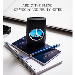 Mercedes-Benz Man - Eau de Toilette for Men - Aromatic, Woody Fruity Mens Fragrance with Cedar and Oakmoss Notes - Long Lasting Mens Cologne - 1 oz