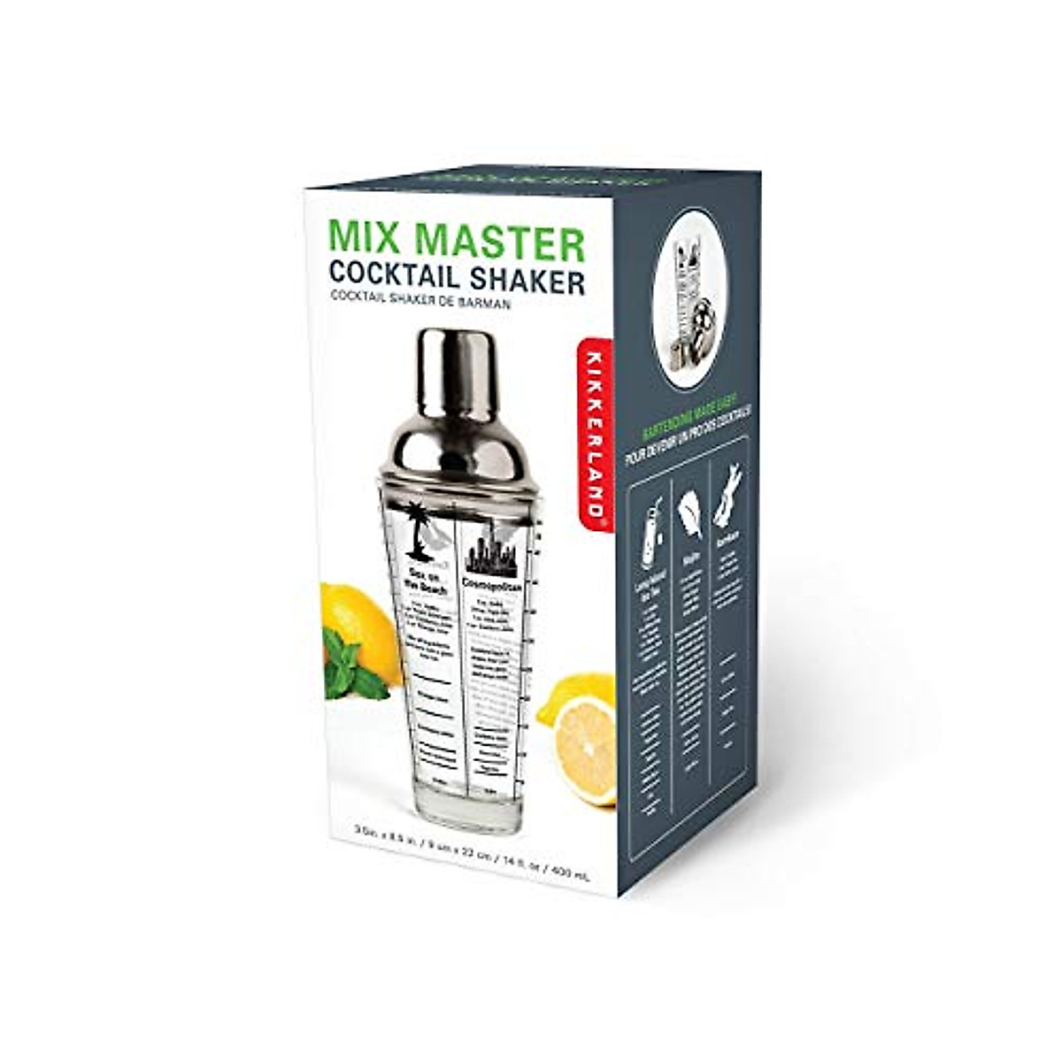 Kikkerland Mix Master Cocktail Shaker