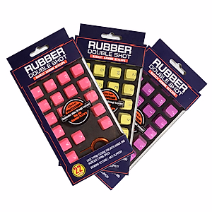 Tai-Hao Rubber Gaming Backlit Keycaps Set - 22 Keys for Cherry MX Mechanical Keyboards Compatible OEM Include Key Puller (Neon Purple Mystery)