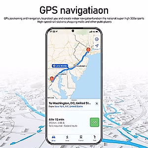 4G Smartphone, 6.82 inch HD Full Screen Ultra Dual Card Dual Standby Thin Cell Phone, MTK6737 CPU, 8GB RAM, 256GB Storage, Face Recognition, 8MP 32MP Cameras, 6000mAh Battery