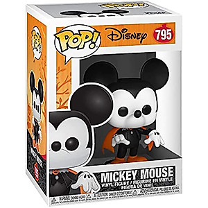 POP Disney: Halloween - Spooky Mickey Mouse Funko Pop! Vinyl Figure (Bundled with Compatible Pop Box Protector Case) Multicolor 3.75 inches
