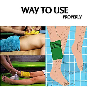 GOLDSANGSA-Korean Bath Towel Washcloth 20pcs/Body Scrub Genuine Exfoliating Bath Mitten Remove Dead Skin(Green)