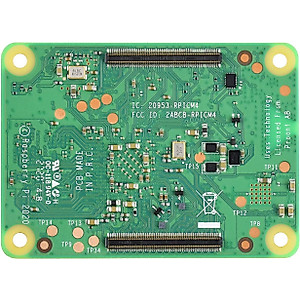 Raspberry Pi Compute Module 4 The Power of Raspberry Pi 4 in A Compact Form Factor, 8GB eMMC 1GB RAM, 2.4/5.0GHz Wi-Fi & Bluetooth 5.0 (CM4101008)
