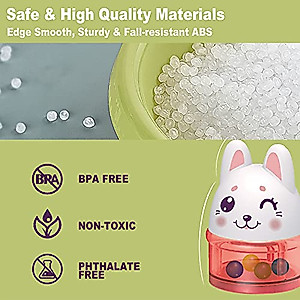 Baby Stacking Toys for Toddlers 1-3, Nesting Cups Shape Sorter for Infant 6 to 12-18 Months, Stackable Blocks Learning Toy with Rattle & Free Frog Bath Toy, Birthday Gifts for Kids 9-12 Month Girl Boy