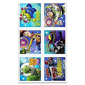 Buzz Lightyear Backpack for Kids - 5 Pc Bundle with 16" Buzz Lightyear School Backpack Bag, Water Bottle, Toy Story Temporary Tattoos, and More (Toy Story School Supplies)