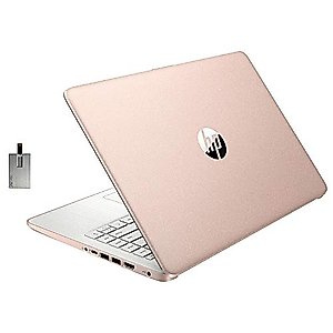 2021 HP Stream 14" HD Laptop Computer, Intel Celeron N4020 Processor, 4GB RAM, 64GB eMMC, HD Audio, HD Webcam, Intel UHD Graphics 600, 1 Year Office, HDMI, Win 10S, Rose Gold, 32GB SnowBell USB Card