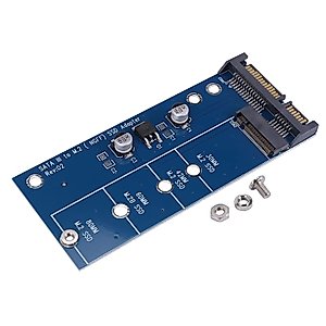 Davitu Stepper Motor - M.2 SSD to 2.5-Inch SATA 3 Adapter Card for 30/42/60/80mm M.2 SSD Solid State Drive Converter 2280 2242 Adapter Card