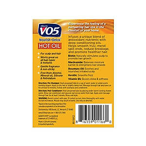 V05 Moisturizing Hot Oil, 2 tubes, 0.5 oz