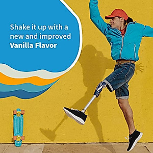 Tasty Organic Vanilla Meal Replacement Shake Vegan - Garden of Life - 20g Complete Plant Based Protein, Greens, Digestive Enzymes, Pro & Prebiotics for Easy Digestion – Non-GMO, Gluten-Free, 2.3 LB,Packaging may vary