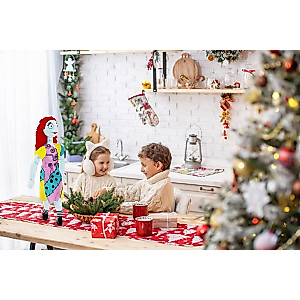 illuOKey Sally Plush Doll, Nightmare Moon Plush of Sally, Premium Animated Stuffed Doll Nightmare Before Christmas Toys Inspired, Cute Sally Baby Doll for Pumpkin King Plush Collectors, 20-inch