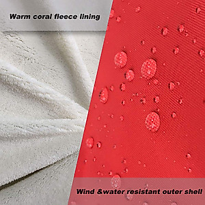 Winter Outdoor Tour Waterproof Baby Stroller Footmuff, Cozy Warm Toddler Sleeping Bag for Most Pushchair, Jogger, Strap Position Adjustable Stroller Blanket