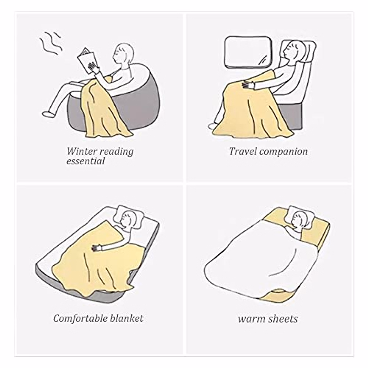 Sunflower Blanket Super Soft Flannel Throw Blanket Lightweight Fluffy Plush Fuzzy Cozy Soft Sofa Bed Blanket for Bedding Sofa and Travel 60"X80"