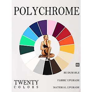 SUREPOCH Lace Top Fishnet Thigh High Stockings Silicone Top Stay Up Tights for Women