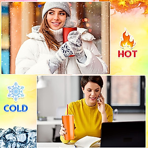 12 Pieces 20 oz Stainless Steel Tumbler Bulk with Lids, Powder Coated Travel Mug Tumblers Double Wall Vacuum Insulated Coffee Tumbler Cup for Hot Cold Water Drinks, 12 Colors