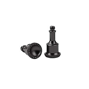 Kimyoaee 1 Pair Remote Controller Stick CNC Aluminum Transmitter Joystick Thumb Rocker Metal Protector for DJI Mavic Air 2 Drone - Black